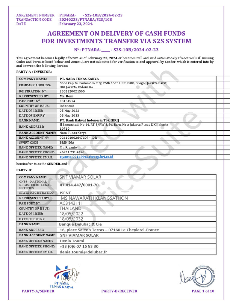 Contract S2S - 23-02-2024 | PDF | Common Law