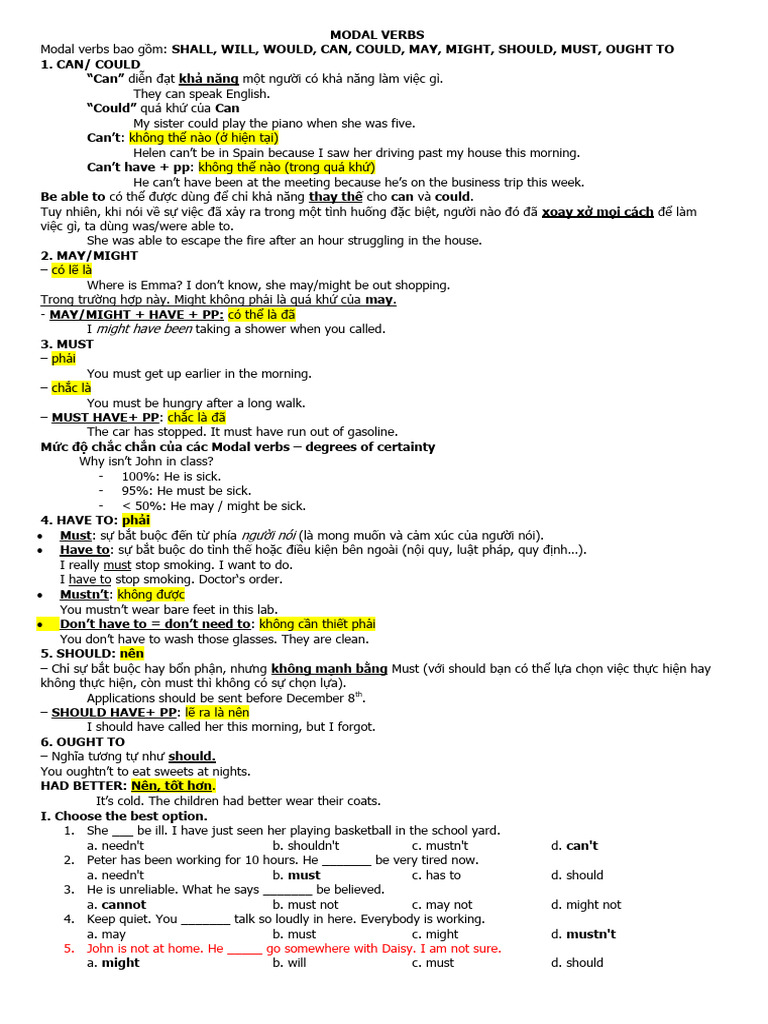 Modal - Key | PDF | Linguistic Morphology | Semantics