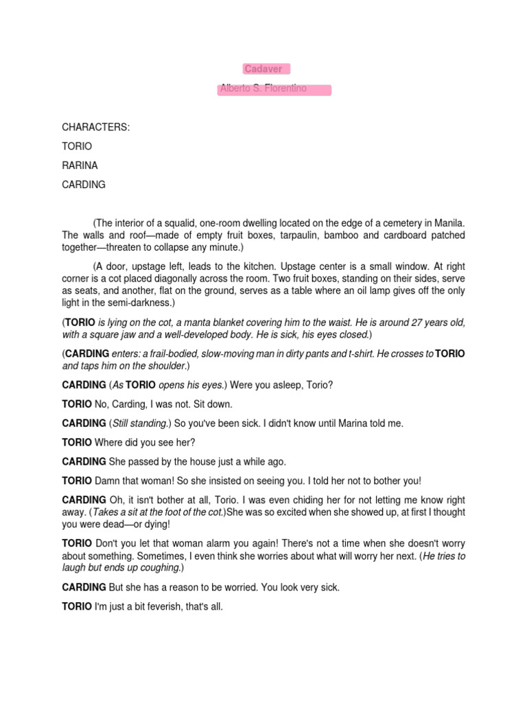 02 Cadaver Alberto-Florentino | PDF | Mystery, Thriller & Crime Fiction