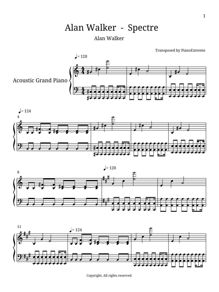 Alan Walker - Spectre | PDF