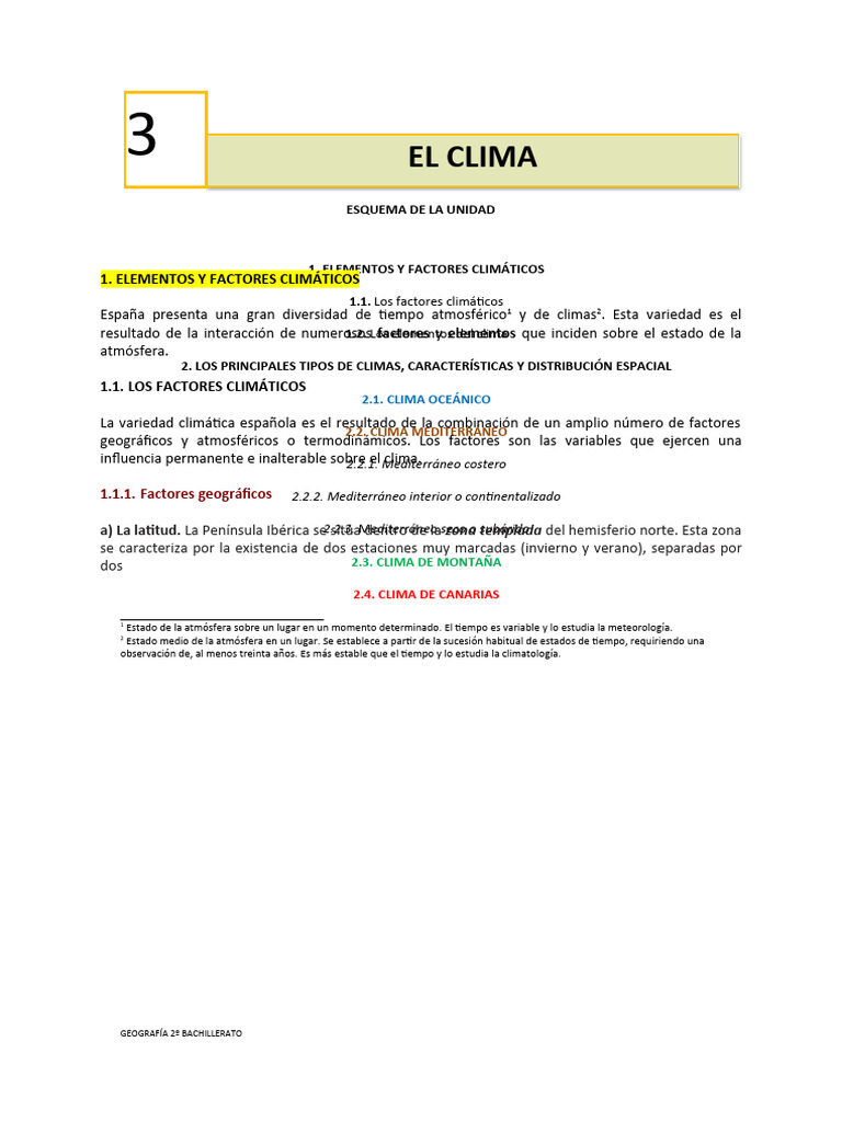 El Clima | PDF | Clima | Herida