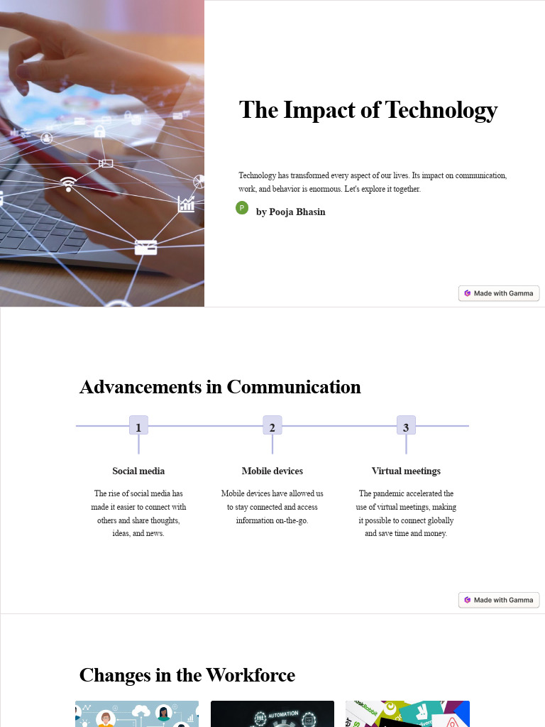 Technology's Transformative Impact | PDF | Learning | Social Media