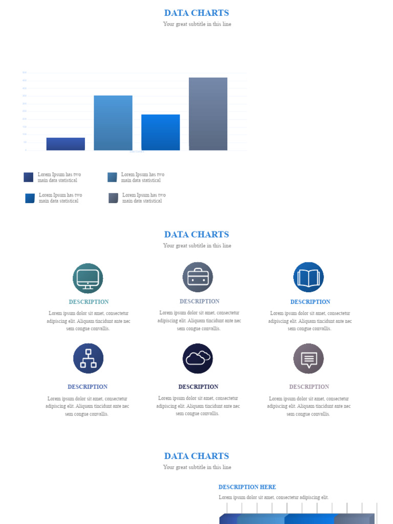 02_Blue Charts Presentation | PDF