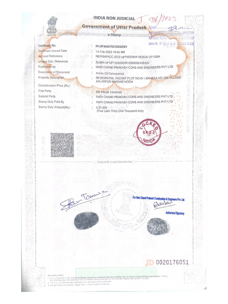 India Non Judicial J | PDF