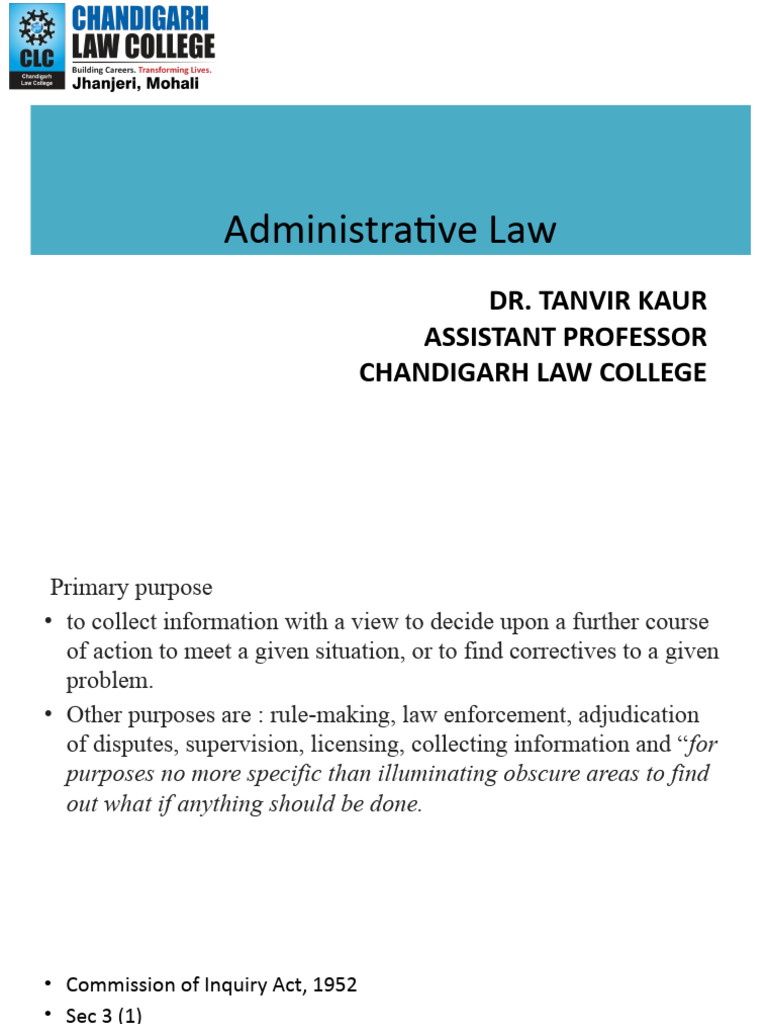 Power of Investigation and commision of Inquiry | PDF | U.S. Securities ...