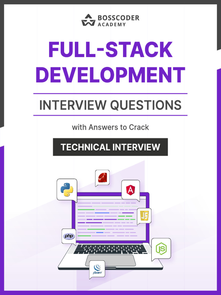 Full stack development interview questions | PDF