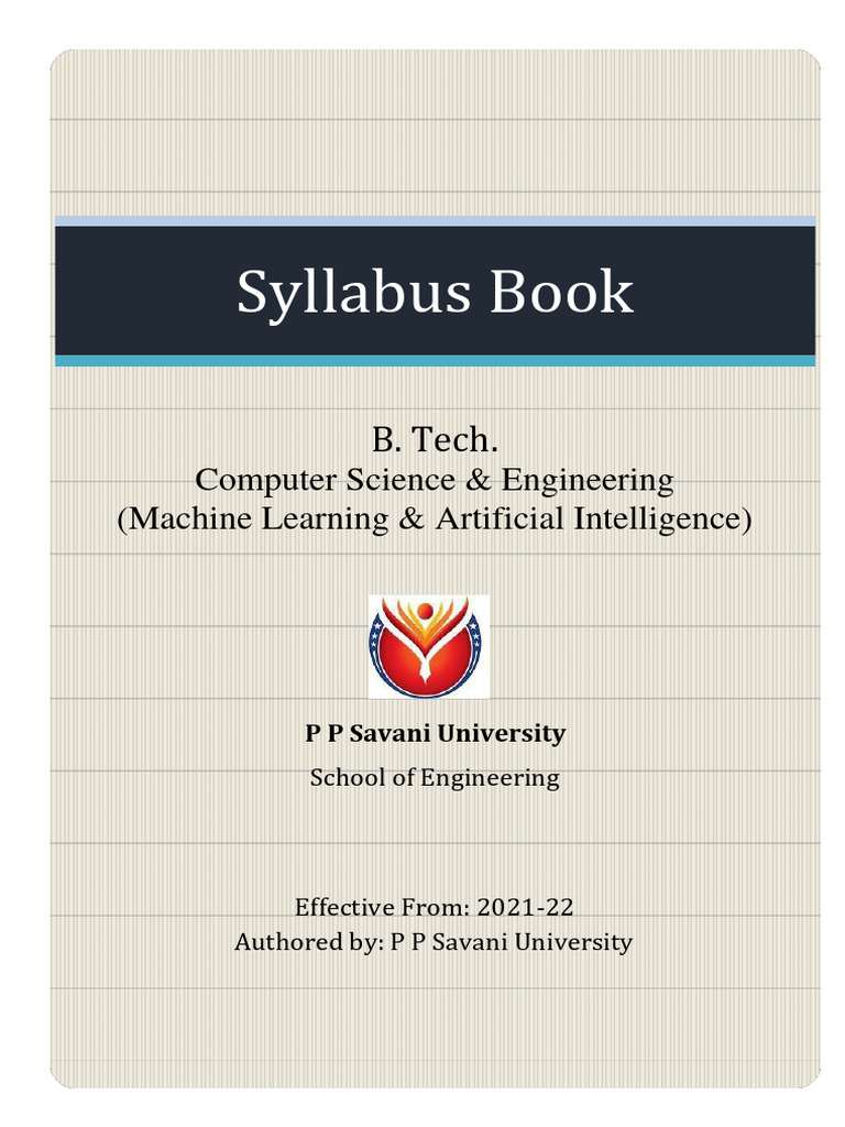 Ay2021 22 Syllabus Book Mlai Pdf Class Computer Programming Method Computer Programming