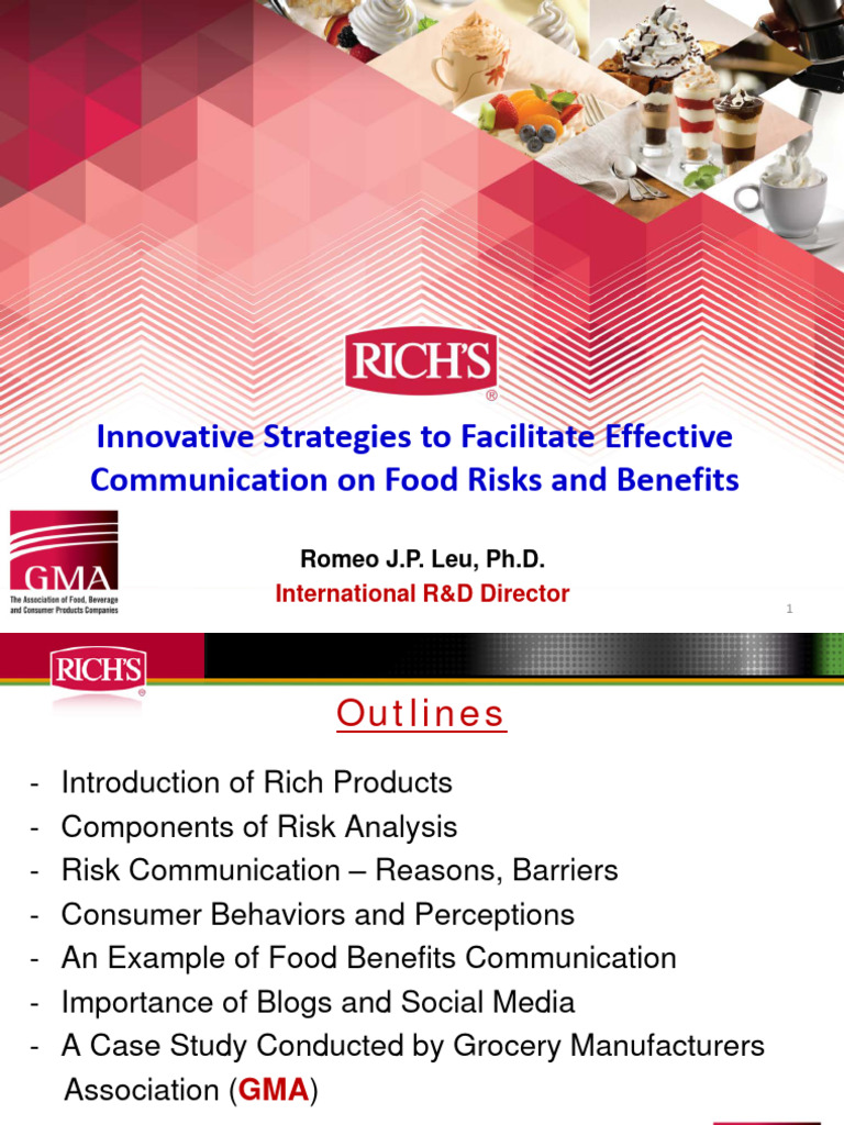 Romeo JP Leu-Innovative Strategies To Facilitate Effective Communication On Food Risks and ...