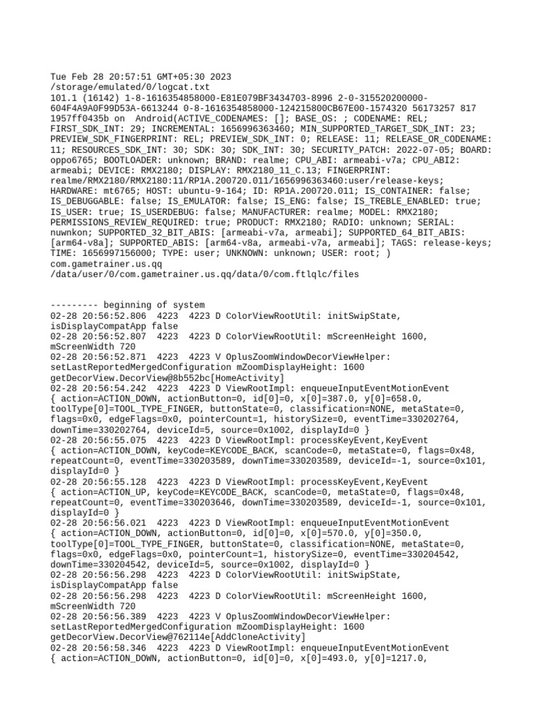 Logcat Pdf Java Programming Language Android Operating System