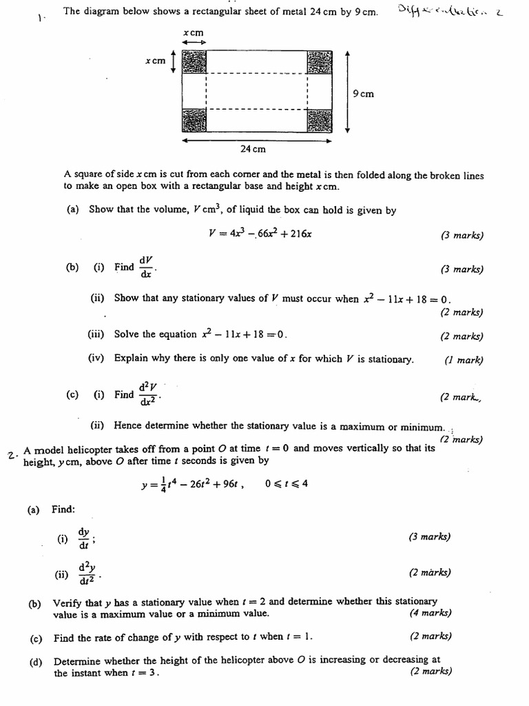 Differentiation New 2 Pdf