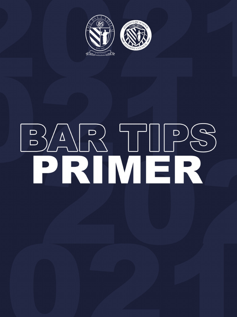 Bar Tips Primer 2020 | PDF