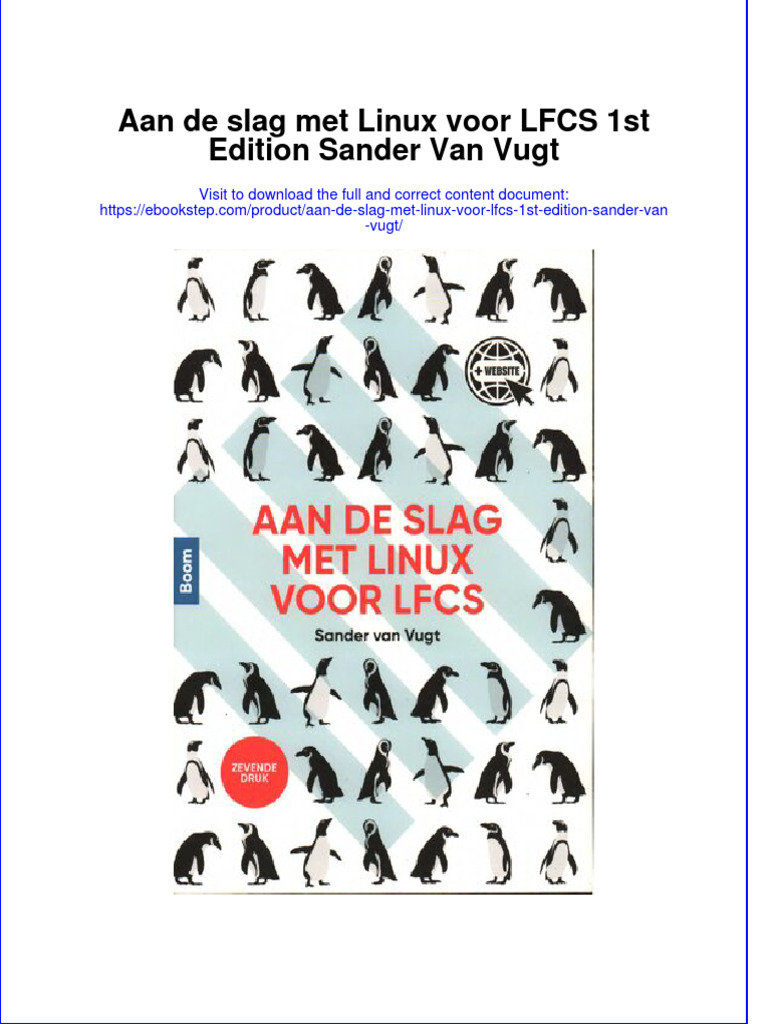 PDF of Aan de Slag Met Linux Voor Lfcs 1St Edition Sander Van Vugt Full ...