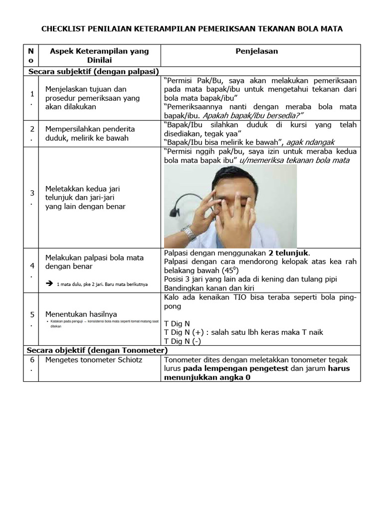 602 - 2 - Pemeriksaan Tekanan Bola Mata | PDF