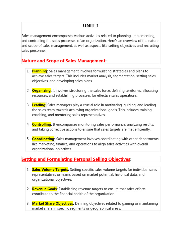 Sales and Distribution Management | PDF | Sales | Performance Appraisal
