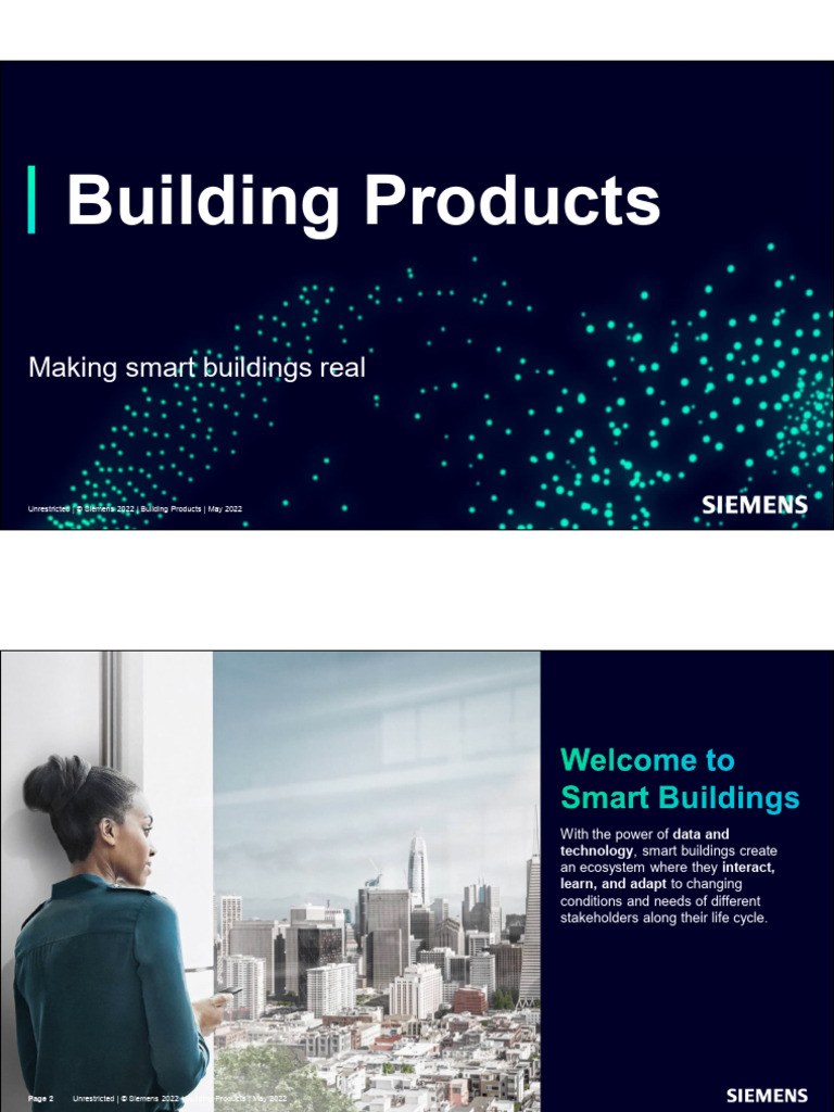 Smart Building Products Overview | PDF | Lithium Ion Battery