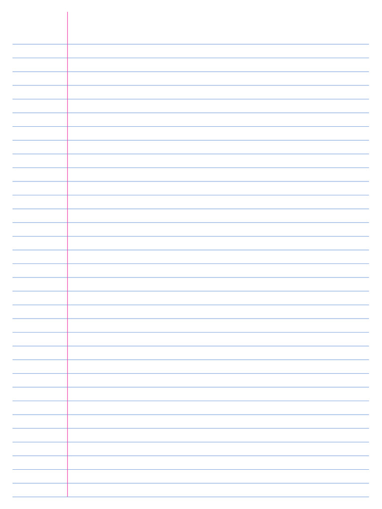 Note Paper Single Line Margin 1 en | PDF