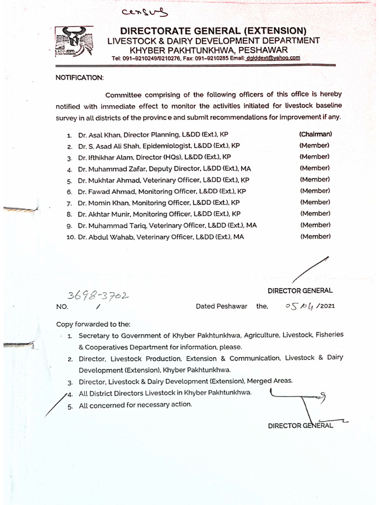 Livestock Census Buner | PDF