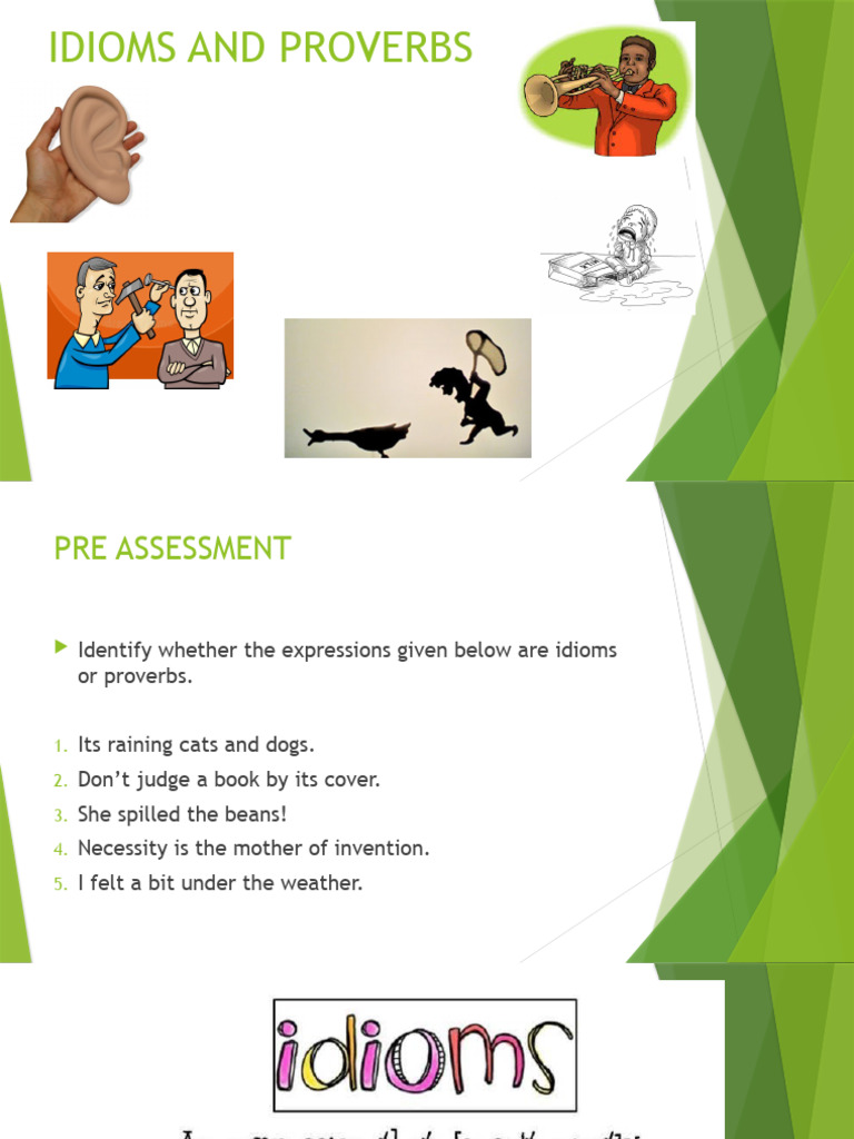 IDIOMS and Proverbs Grade 6 2023 | PDF