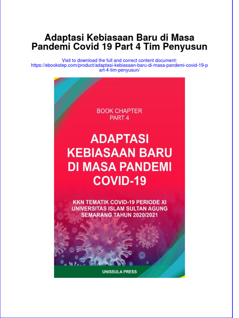 PDF of Adaptasi Kebiasaan Baru Di Masa Pandemi Covid 19 Part 4 Tim Penyusun Full Chapter Ebook | PDF
