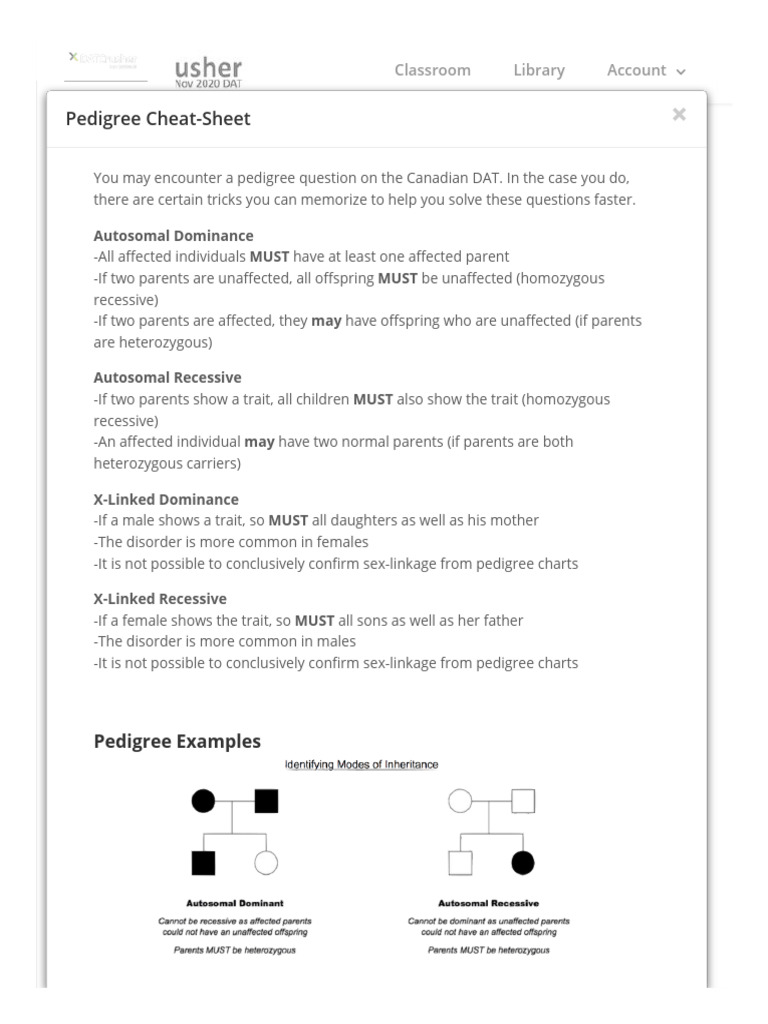 Biology_Canadian_DAT_Biology_Notes | PDF | Dominance (Genetics) | Zygosity