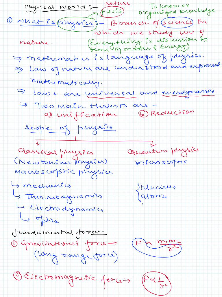 CH 1-2 Physical, Units | PDF