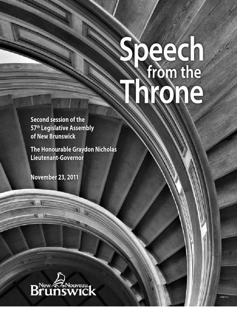 Second Session of The 57 Legislative Assembly of New Brunswick The ...