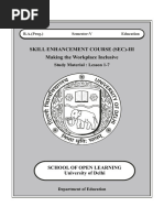 The Nagi Model in Disability Studies | PDF | Self-Improvement