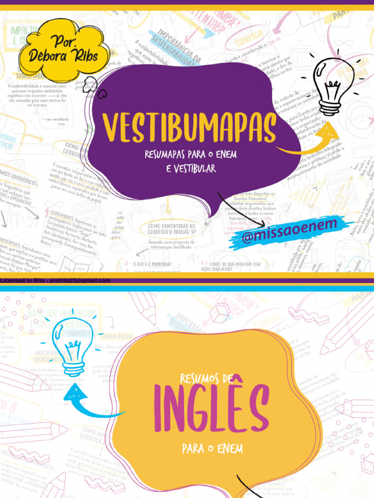 E-book - Mapas Mentais - Inglês - Final | PDF