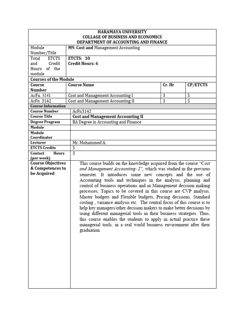 COST C OL | PDF | Management Accounting | Economies