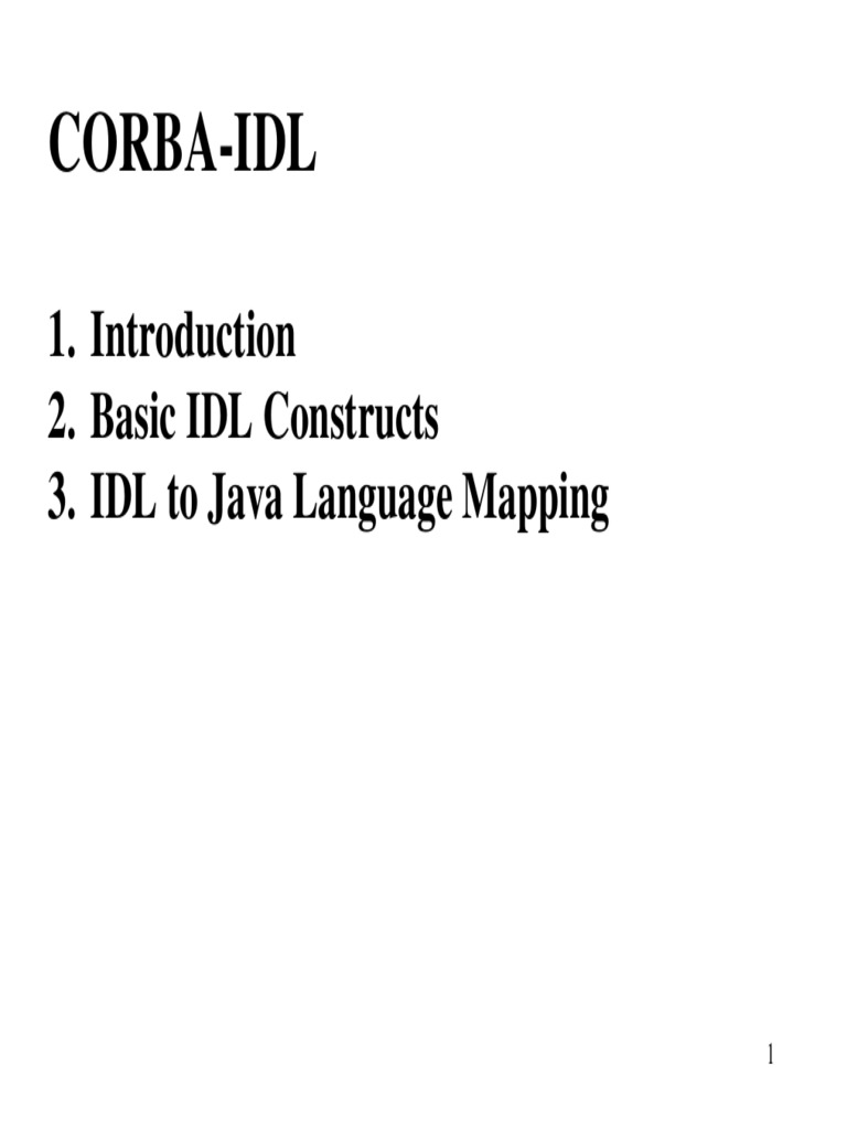 arch05-9 | PDF | Parameter (Computer Programming) | Common Object Request Broker Architecture