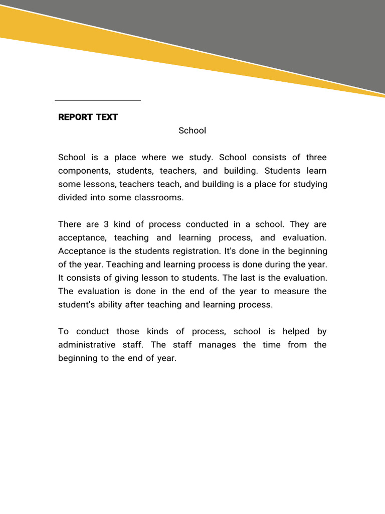 Report Text | PDF | Career & Growth