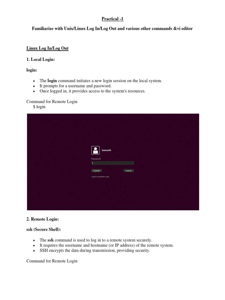 Linux Practical2 | PDF | File Transfer Protocol | Login