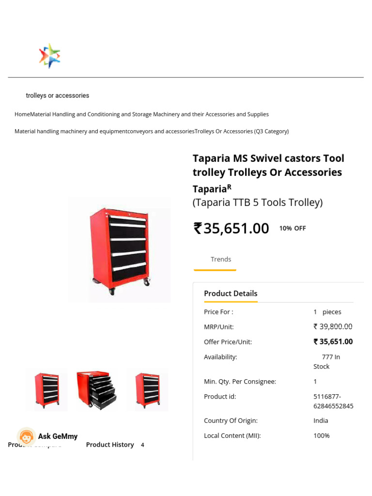Tool Trolley | PDF | Sheet Metal | Vehicle Technology