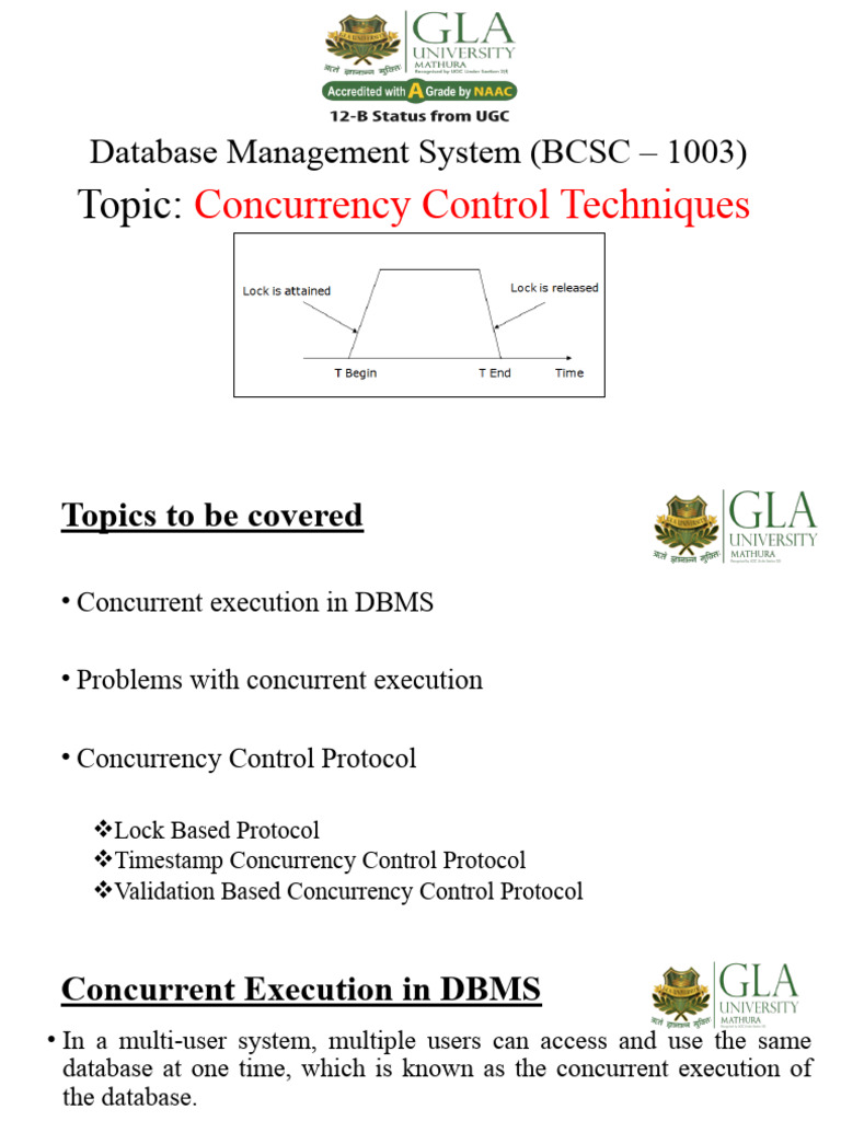 Concurrency Control Techniques | PDF | Database Transaction | Databases Concurrency Control Techniques | PDF | Database Transaction | Databases
