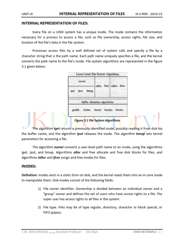 UNIT-III | PDF | Computer File | File System