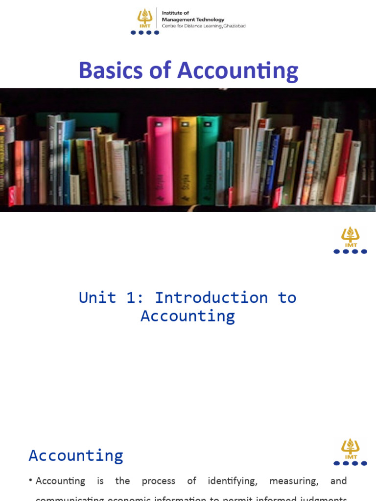Introduction to Accounting Basics | PDF | Debits And Credits | Balance Sheet