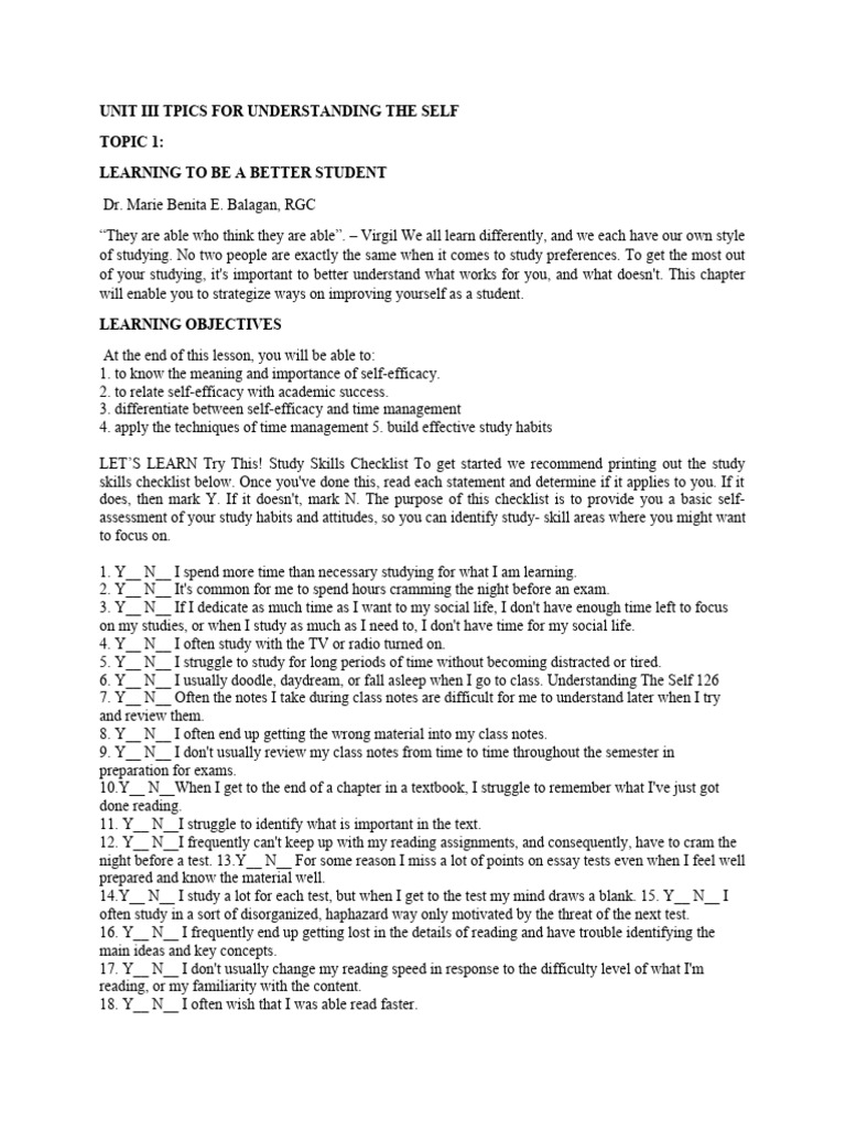 Unit III TOPICS 1 3 Material | PDF | Motivational | Motivation