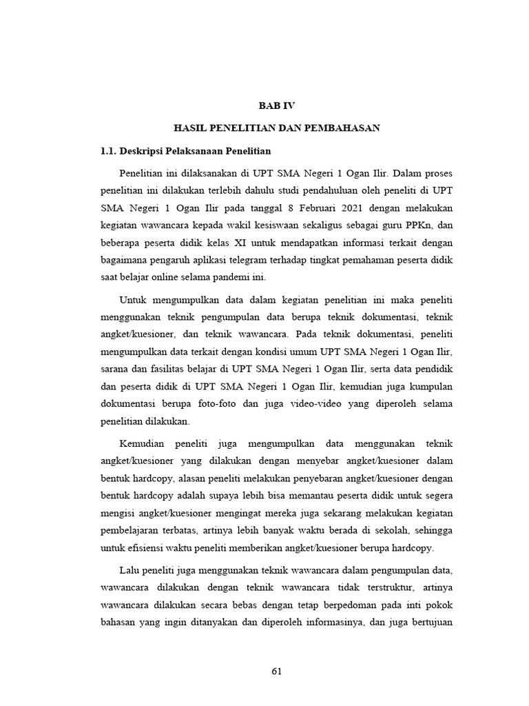 BAB IV Fix | PDF | Kesehatan Holistik