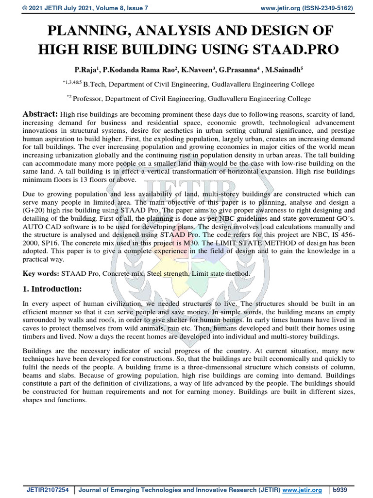 Staad Pro | Download Free PDF | Structural Engineering | Civil Engineering