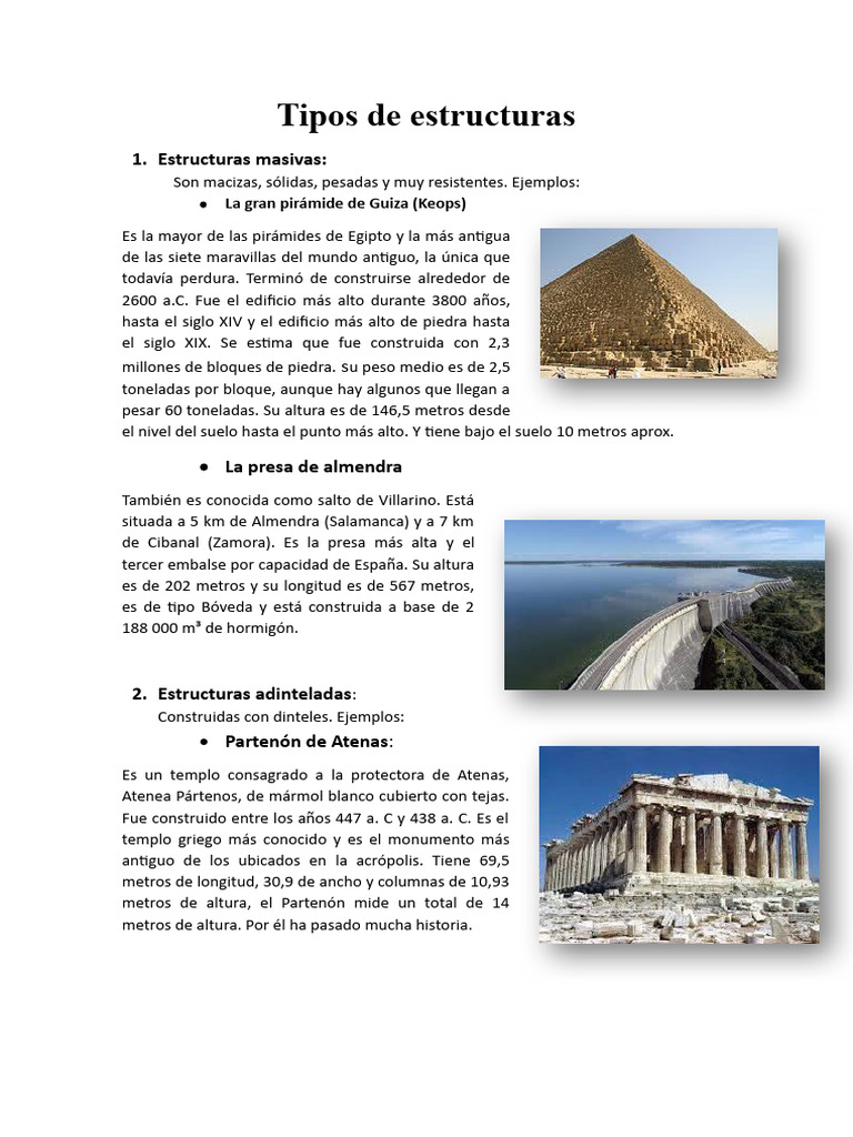Tipos de Estructuras | PDF