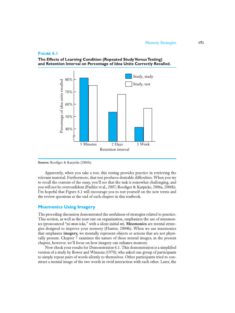 Enhancing Memory - Mnemonics | PDF