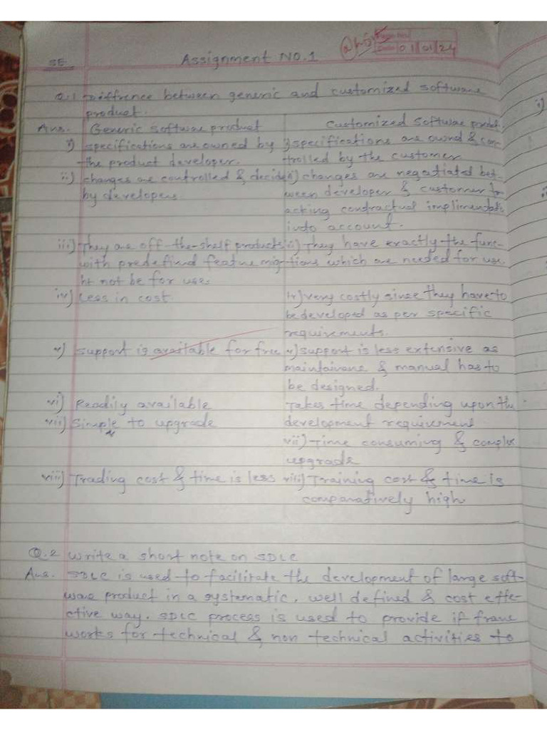 SE Assignments 1 to 5 | PDF