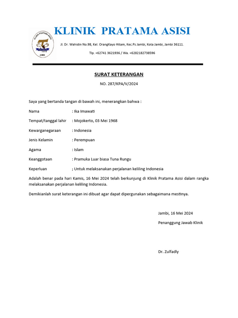 Surat Ralat Libur | PDF