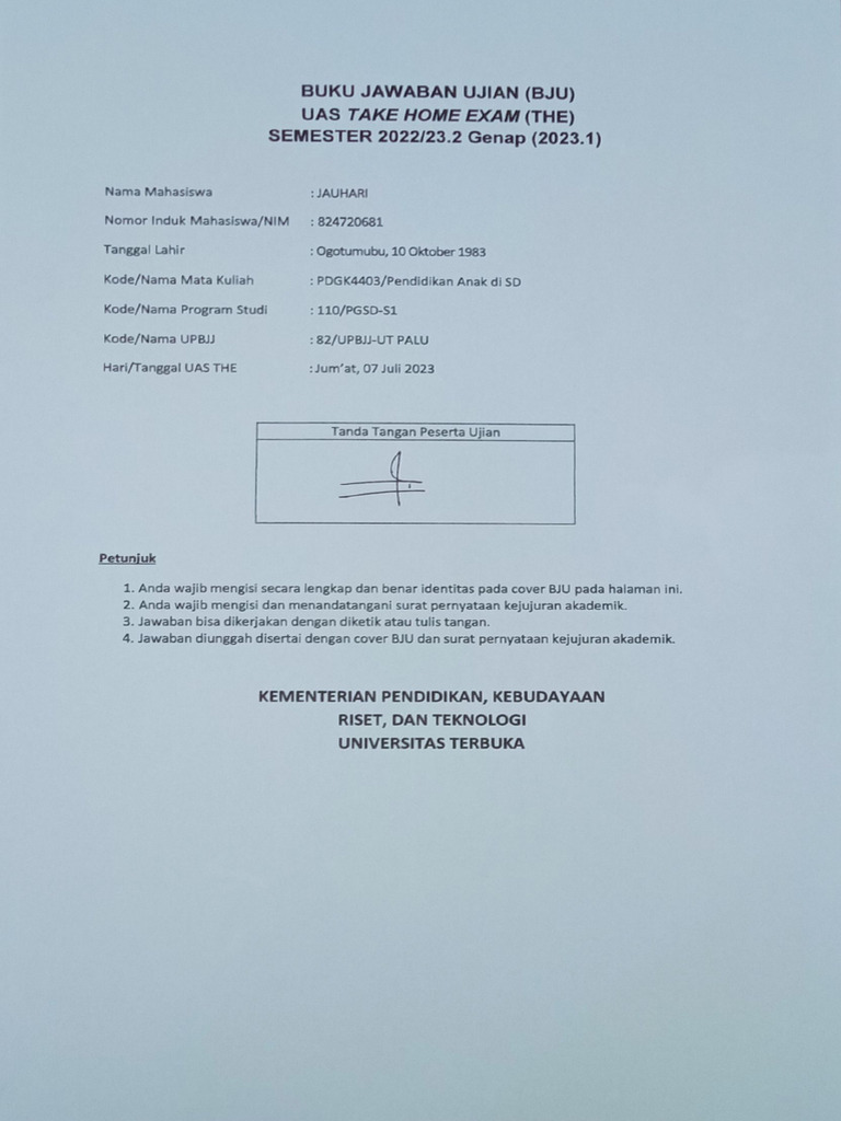 The Jauhari 824720681 PDGK4403 | PDF