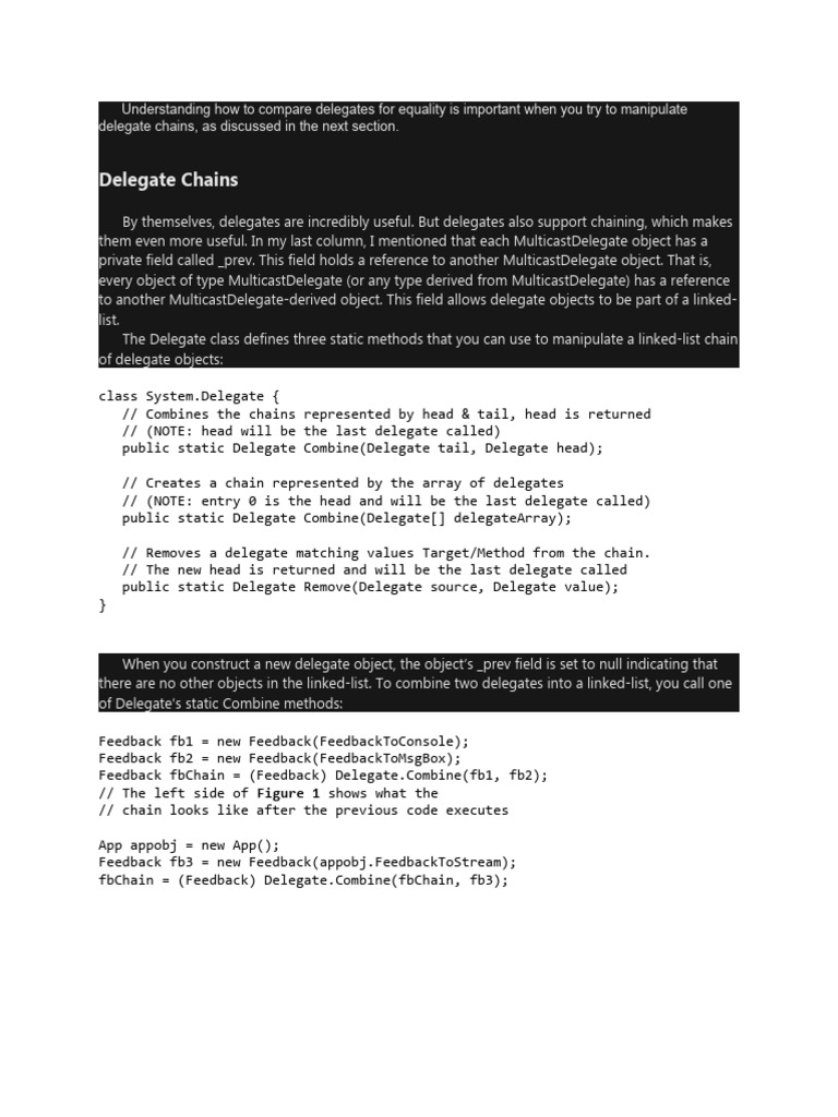 Delegates Part 5 Pdf Object Oriented Programming Computer Programming 