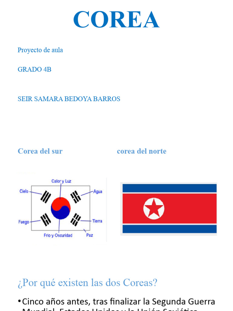 PRESENTACION DE COREA | PDF