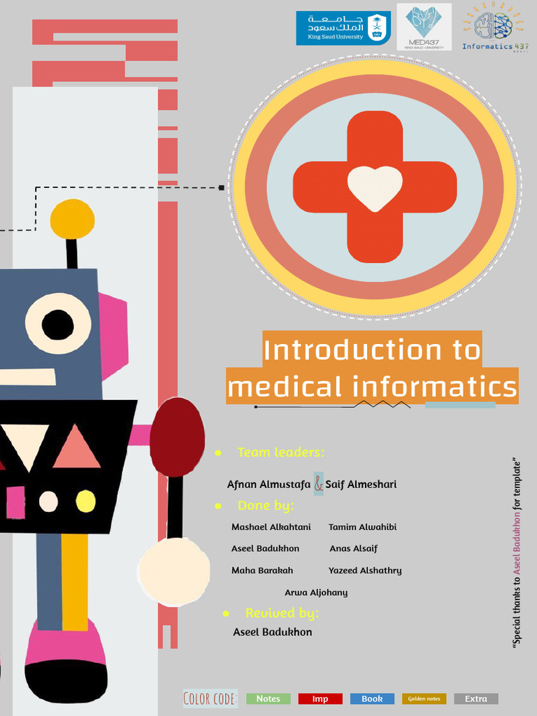 Medical Informatics Overview | PDF | Health Informatics | Electronic ...