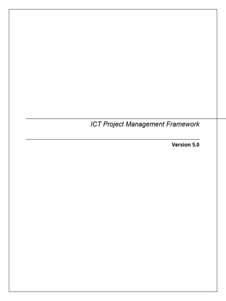 UN - OICT - Ict Project Management Framework v5 Epmo Final | Download ...