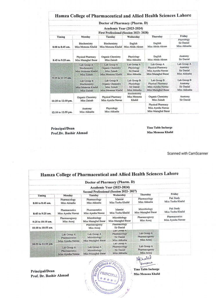 Ramadan Timetable | PDF