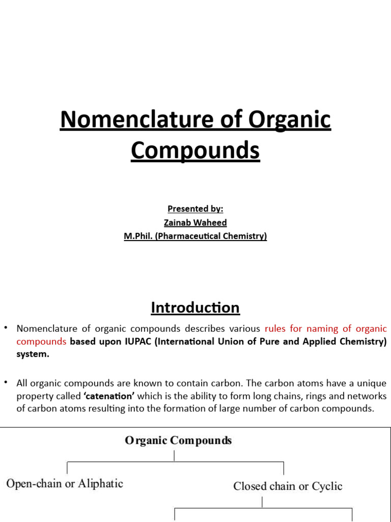 1.6 Nomenclature | Download Free PDF | Functional Group | Alkane